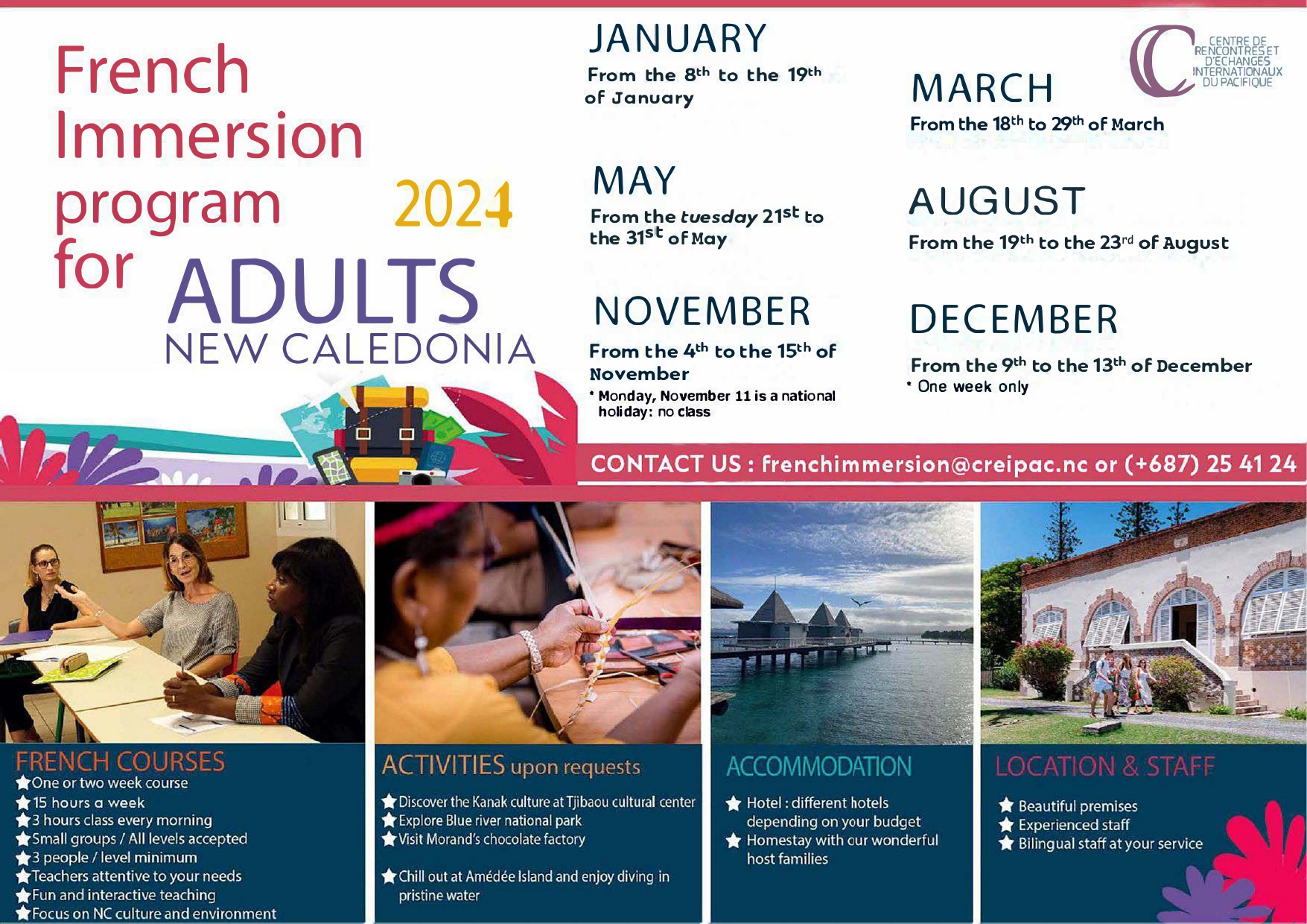 IMMERSION LANGUAGE COURSES – CREIPAC