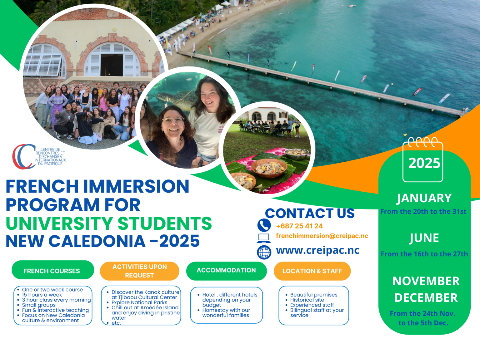 FRENCH IMMERSION PROGRAMS – CREIPAC